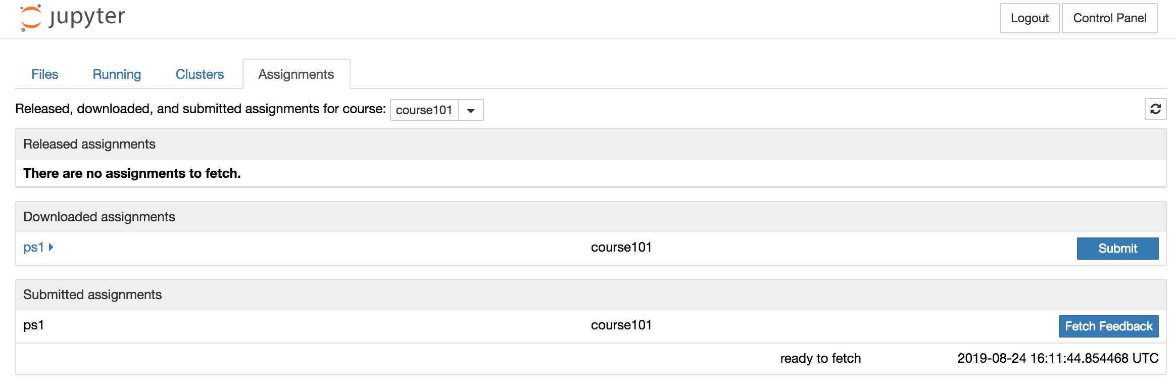 Assignments Duplicated When Fetching Feedback · Issue 1188 · Jupyter
