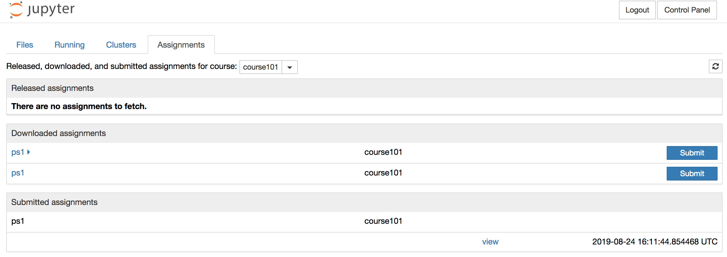 Assignments Duplicated When Fetching Feedback · Issue 1188 · Jupyter Nbgrader · Github