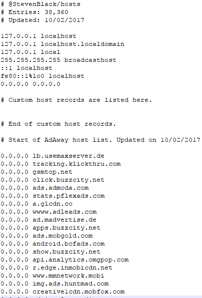 [REQ] Add option to remove comment comment lines from source lists · Issue #410 · StevenBlack ...