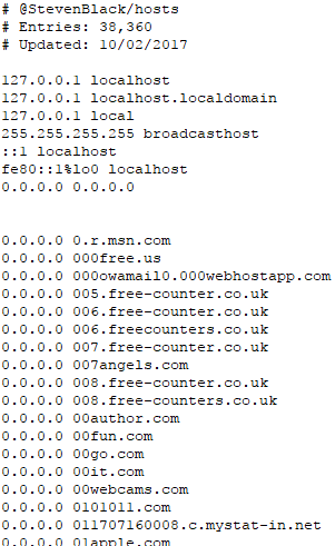 [REQ] Add option to remove comment comment lines from source lists · Issue #410 · StevenBlack ...