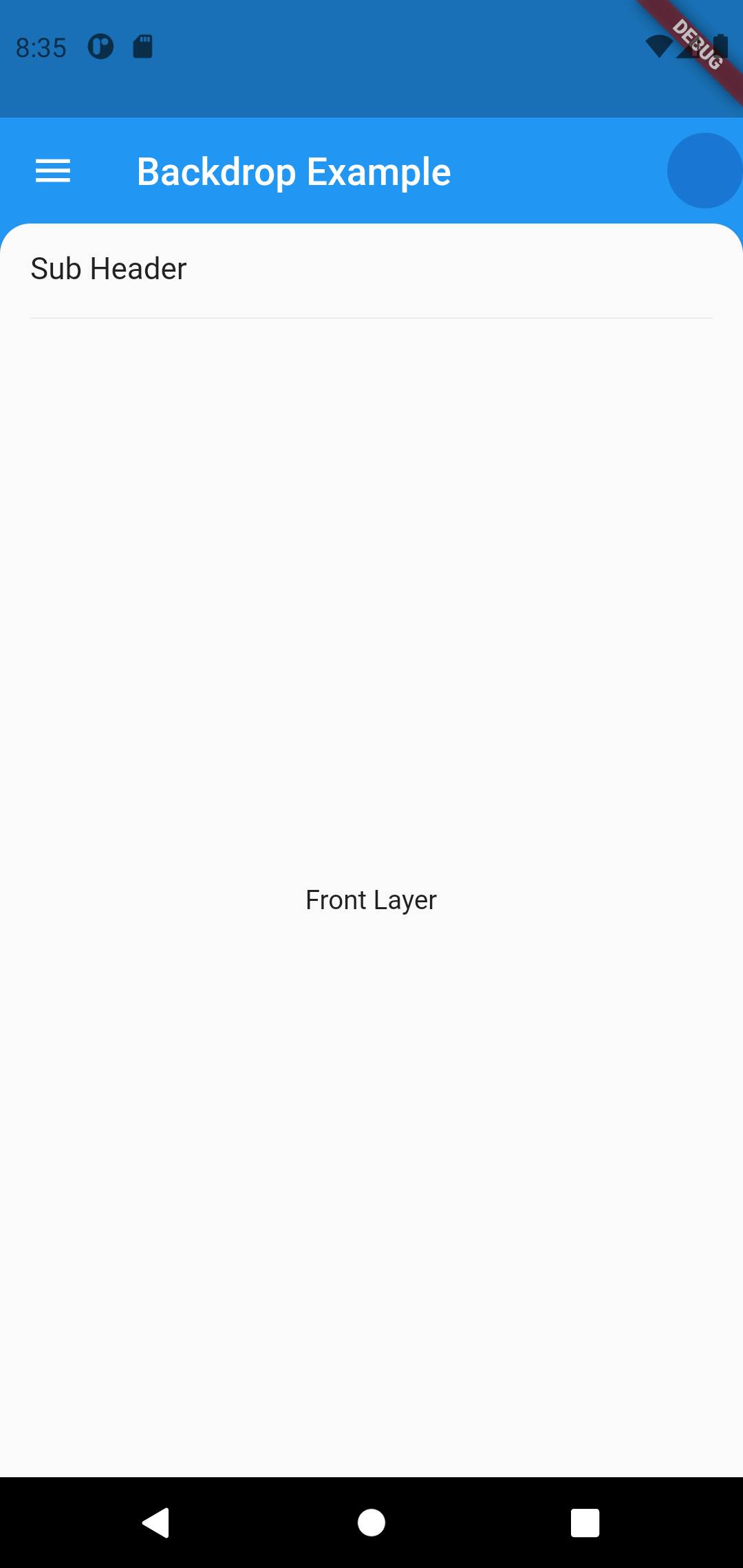 Padding missing for the action items in the BackdropAppBar. · Issue #90 ...