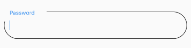 TextField with rounded corners - floating label shows extra whitespace ...