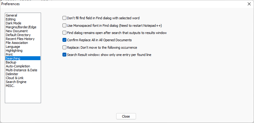Allow Filling In Selected Word In Search And Replace Dialog Via Option Issue 12122 Notepad 
