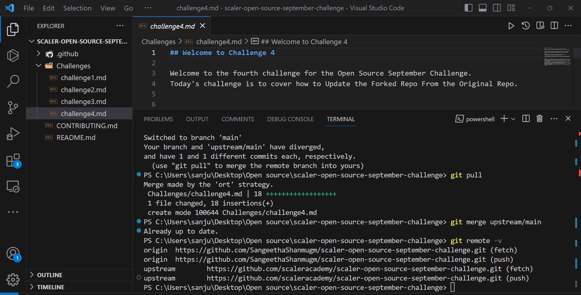 Challenge#1: sanju3077 · Issue #259 · scaleracademy/scaler-open-source-september-challenge · GitHub