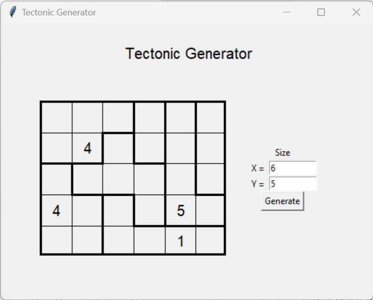 GitHub - Victorin-Brunel/Tectonic-Generator: A generator for Tectonic (Suguru) grids