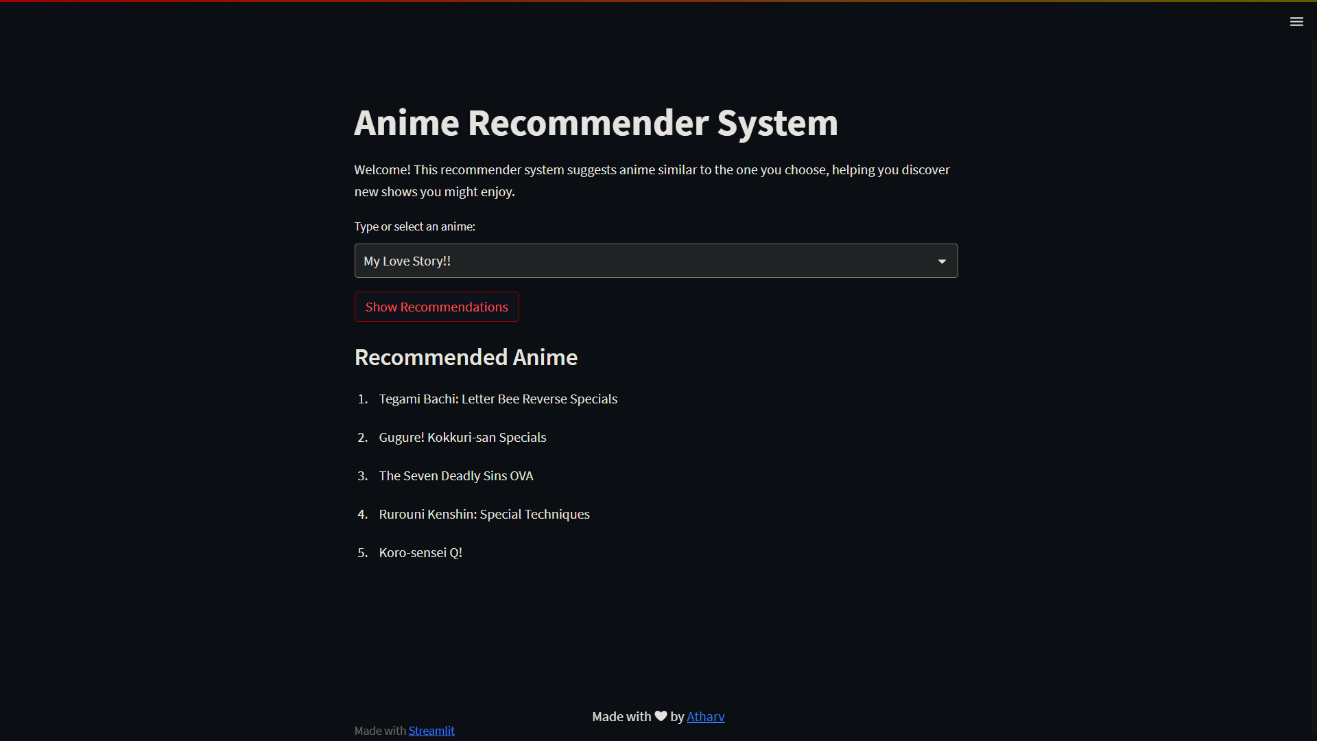 GitHub - atharv-patil/anime-recommendation-system: This repository ...