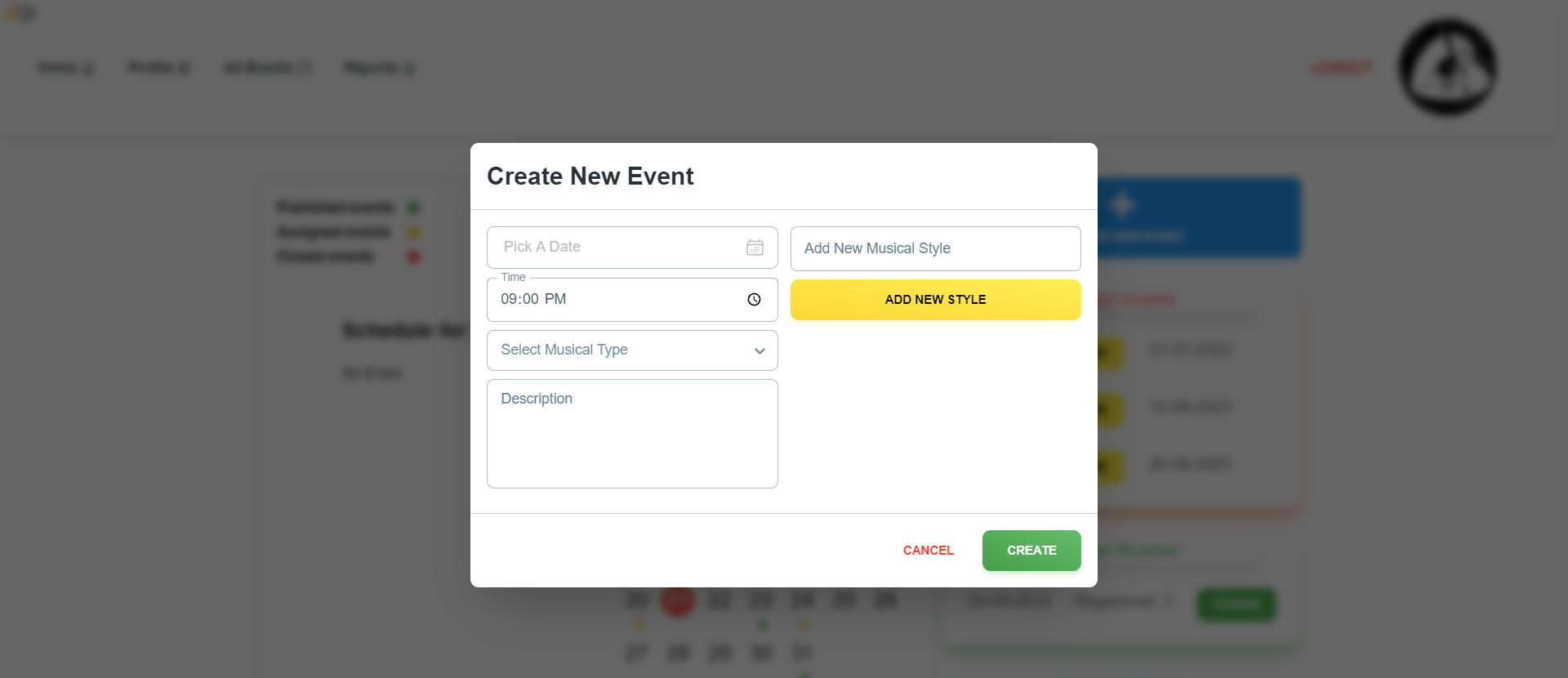 GitHub - NickGofman/Active-Stage: dashboard website for musicians