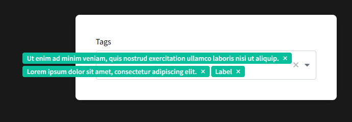 Long Tags Do Not Get Truncated · Issue 346 · Vueformmultiselect · Github 