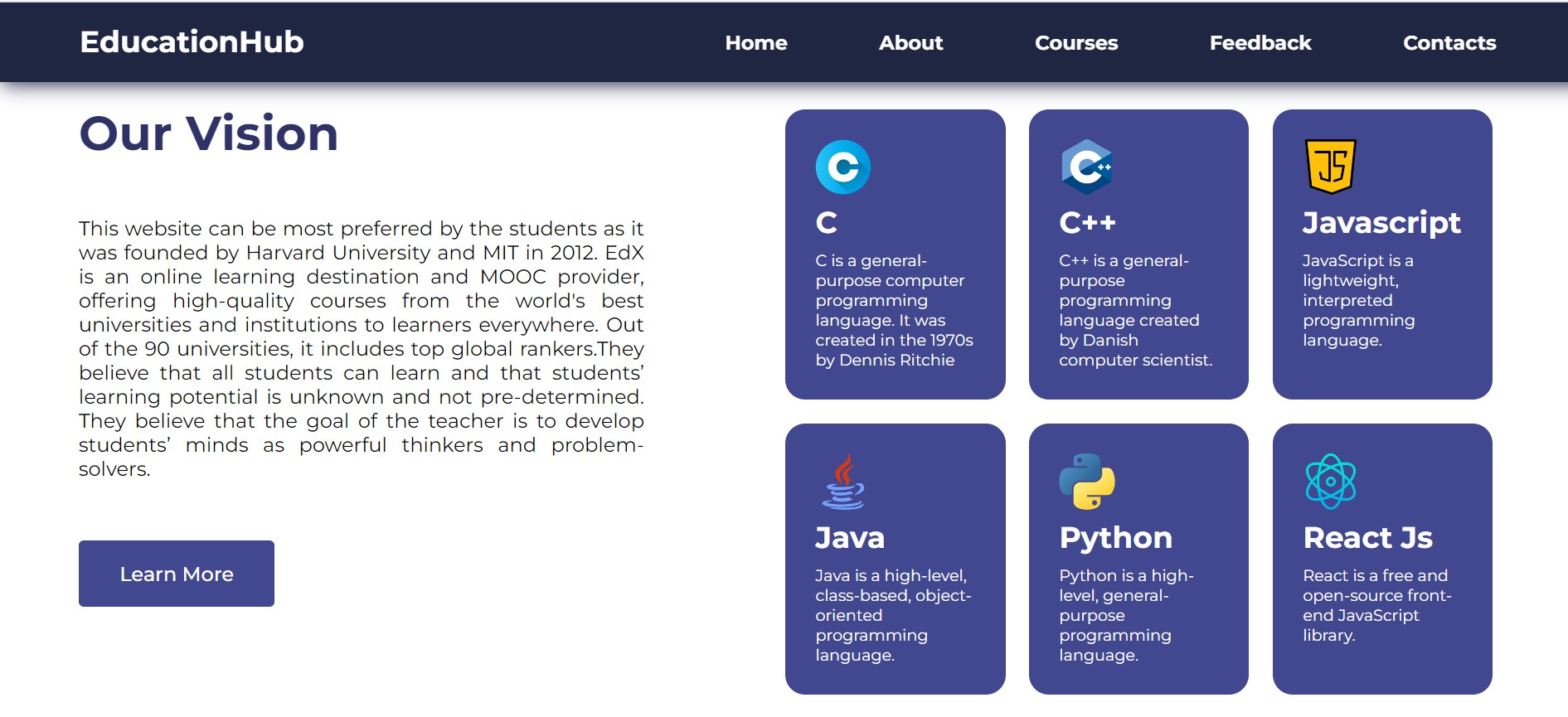Frontend Education Website · Issue #972 · pranjay-poddar/Dev-Geeks · GitHub