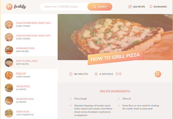 GitHub - srdrtmy/Forkify-Project: Recipe Searching Application