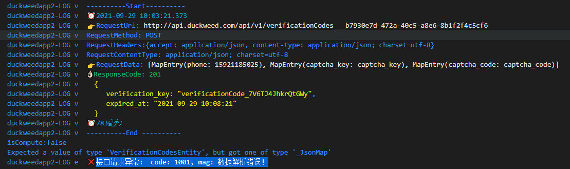 接口请求异常： code: 1001, mag: 数据解析错误！ · Issue #180 · simplezhli/flutter_deer · GitHub