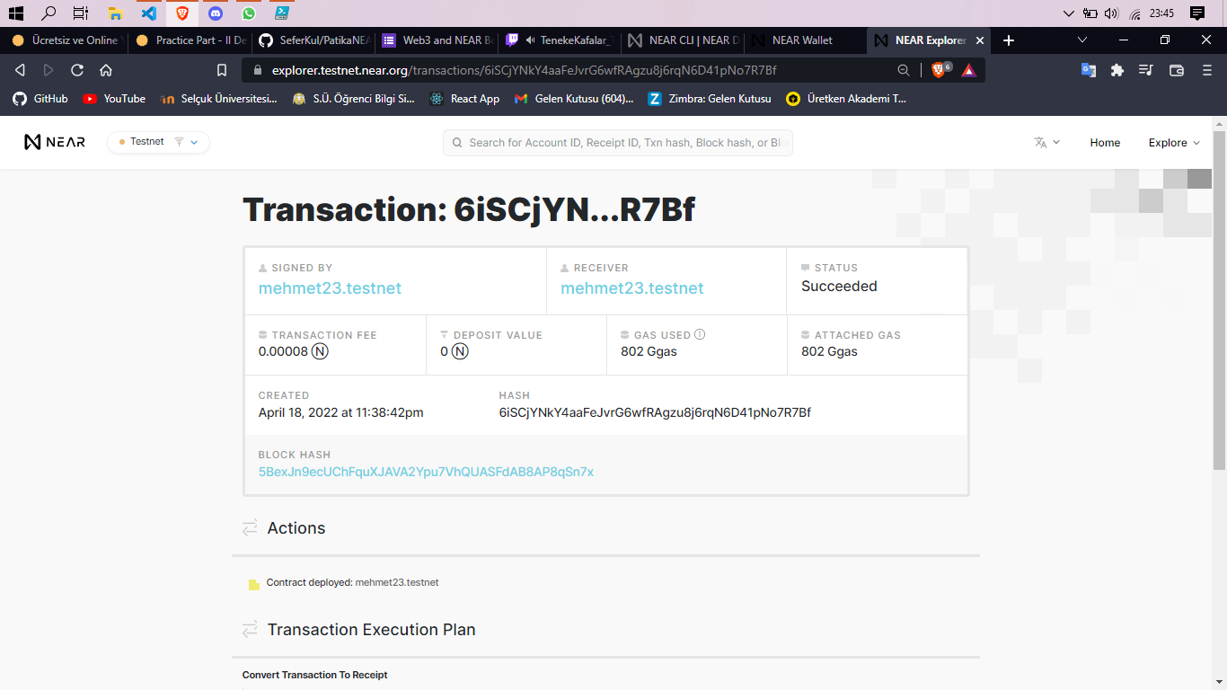 GitHub - mehmetalikuyucu/NearProjectTransaction: www.patika.dev Web3 Fundamentals Practice2