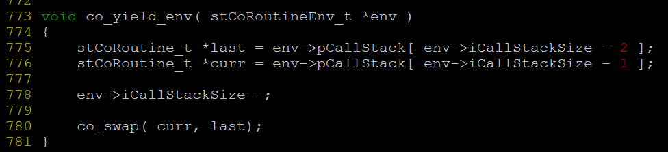 co_yield_env 发生 core， 可能原因是什么 · Issue #119 · Tencent/libco · GitHub