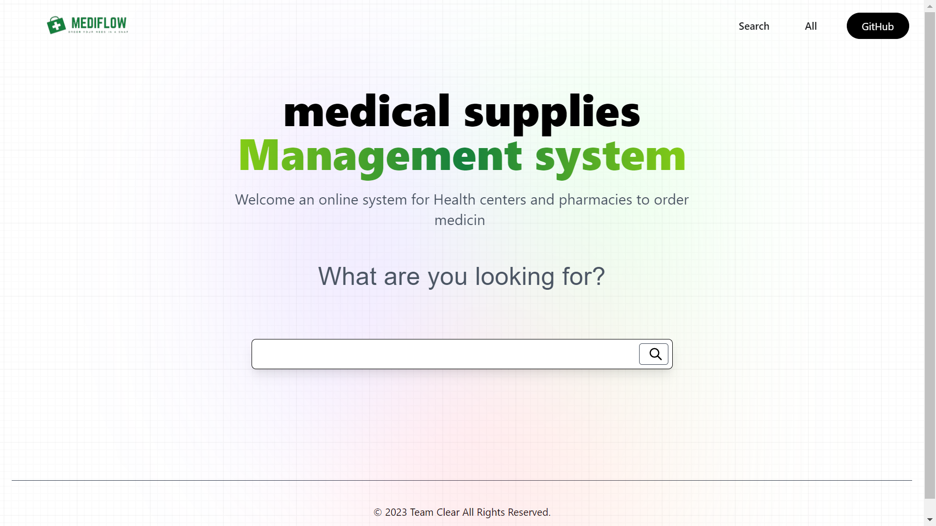 GitHub - Team-clear/pharmacySupplyChainManagementSystem: This is an online system for pharmacies ...