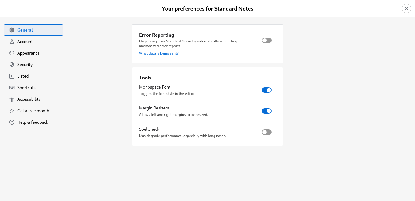 feat: Add General -> Tools section and remove Options menu by ...