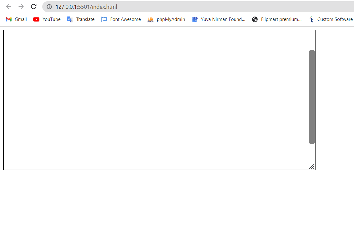 The background of the textarea grabber (-webkit-resizer) changes when the scroll bar appears ...