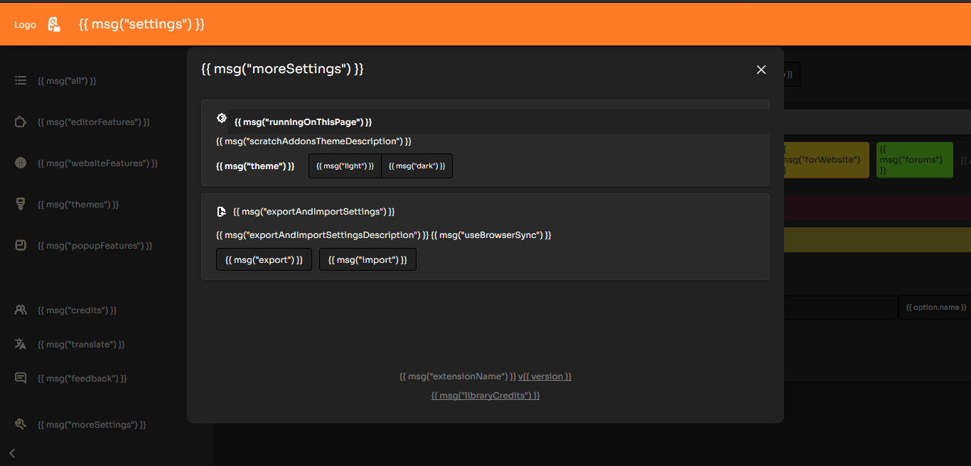 Addons Completely Bugging Out · Issue #2337 · ScratchAddons/ScratchAddons · GitHub