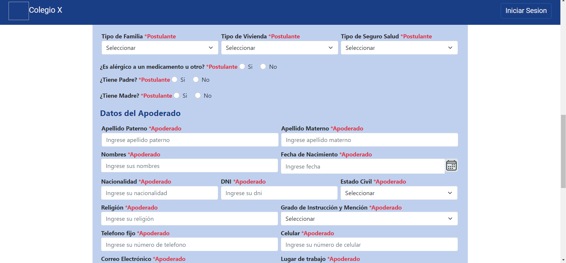 GitHub - MarianaLRisco/AdmisionColegio: Proyecto realizado con Cadillo Lucio para el ingreso de ...