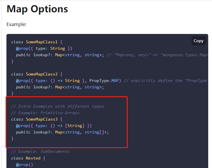 Map to array of string, cannot save the data. · Issue #682 · typegoose ...