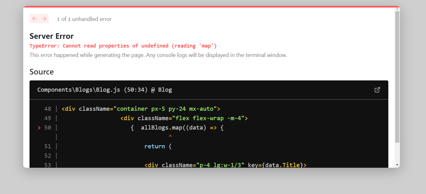 Next ServersideProps returns mapping is not function · Issue #36449 · vercel/next.js · GitHub