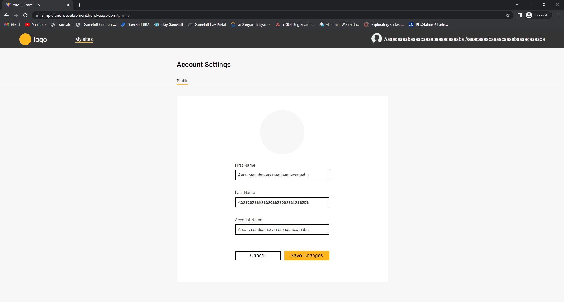 The First name and Last name fields take as valid value with 31 characters · Issue #104 ...