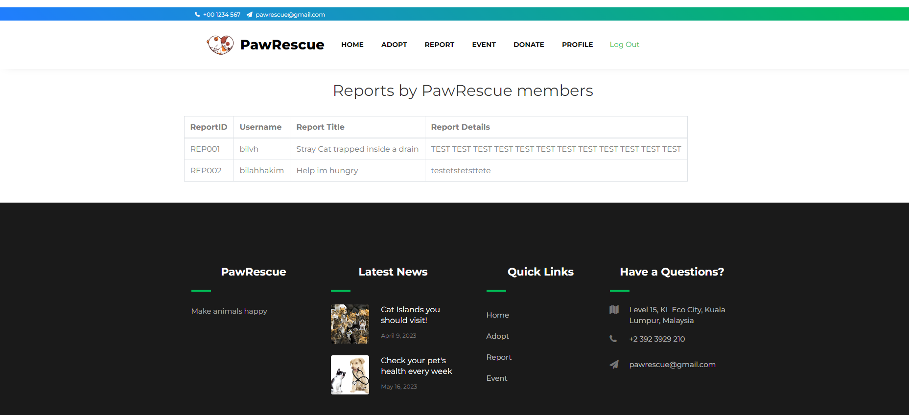 GitHub - esahxkesah/webapp-group1-pawrescue: PawRescue website using Laravel Framework