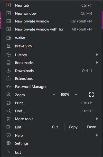 [Nightly] Too much padding in menus · Issue #34152 · brave/brave ...