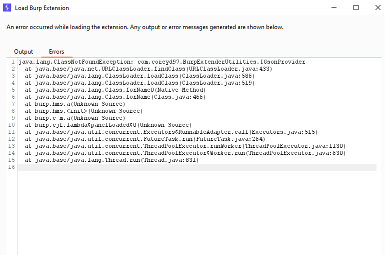 Importing the Stepper.jar to Burp has an issue · Issue #57 · CoreyD97/Stepper · GitHub