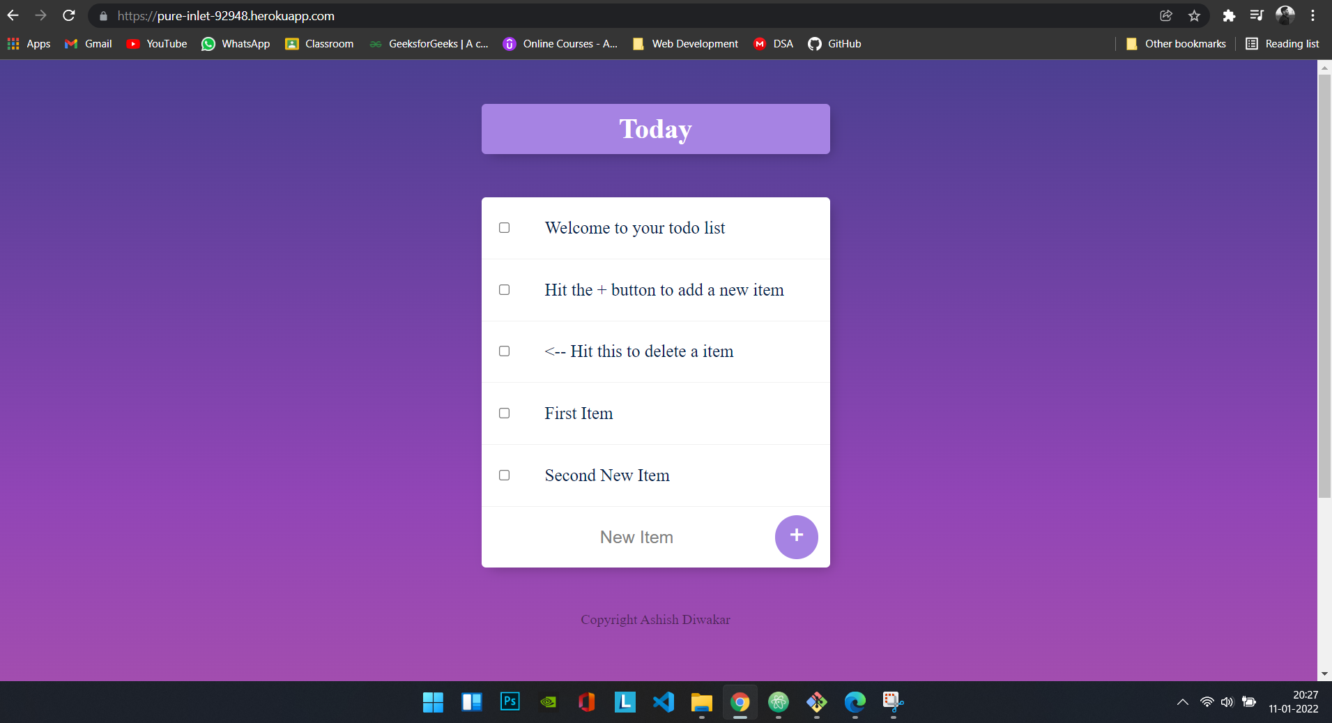 GitHub - Ashish-source23/TodoList: It is a Todolist Project