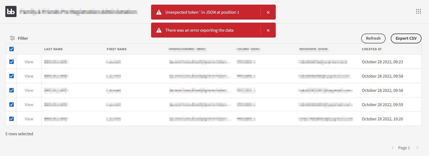 Error During Data Export From Postgresql Db · Budibase Budibase · Discussion 8434 · Github