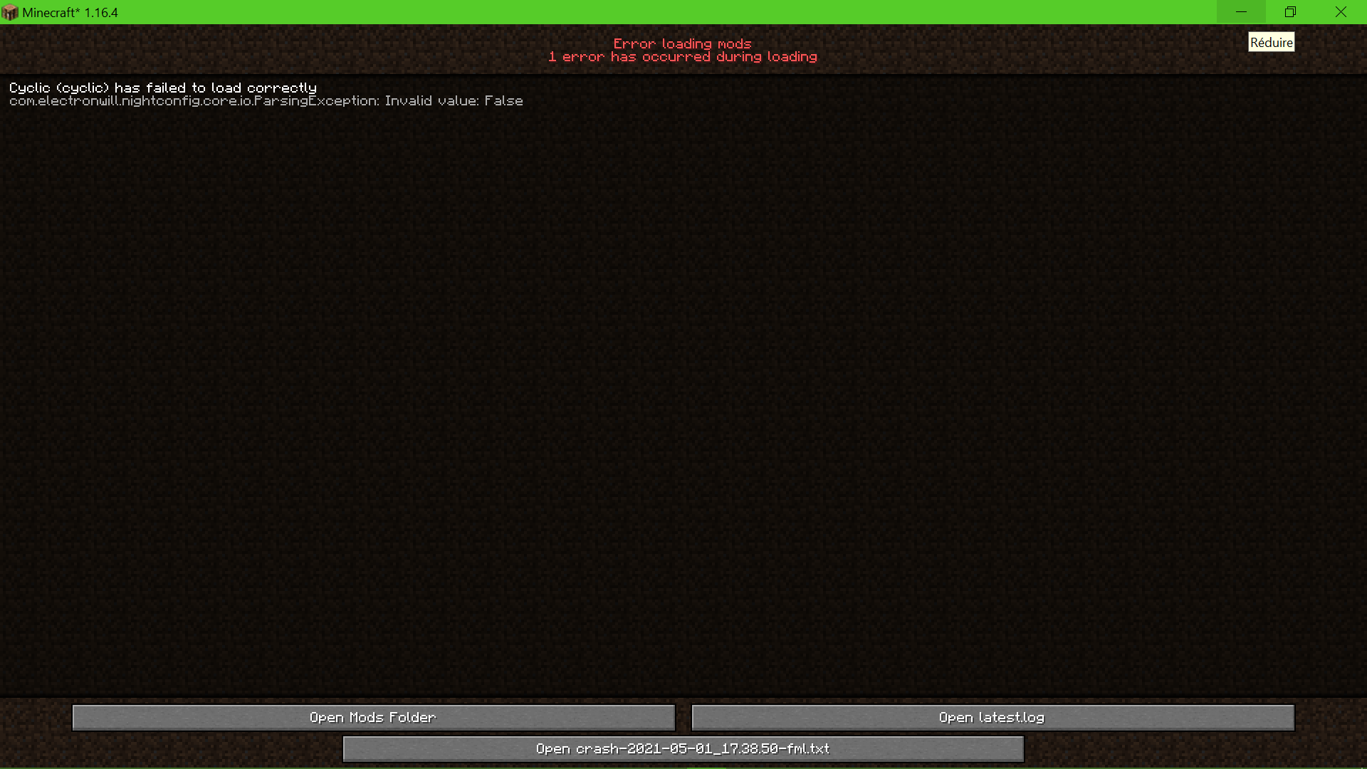 Problems with Forge and Cyclic · Issue #1826 · Lothrazar/Cyclic · GitHub