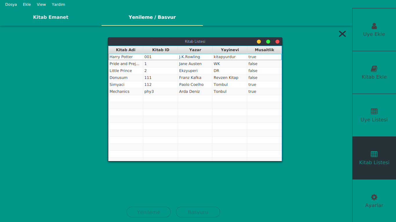 GitHub - umedsondoniyor/Library-Management-System: In this application ...