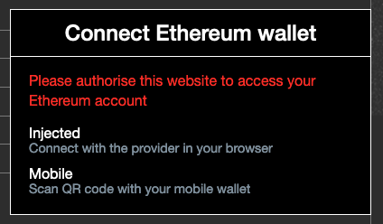 Potential improvement to Ethereum wallet connection popup to reduce opportunity for confusion ...