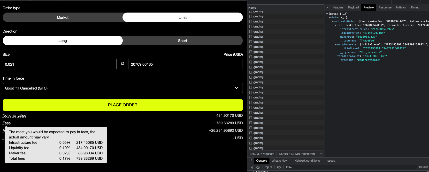Data Node Is Handling Position Decimal Sizes Marginfee Calculations · Issue 6661 9998
