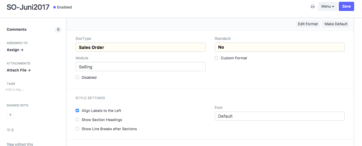 Hard Coded Text Right When Trying To Align Labels Of Print Format To The Left · Issue 9289