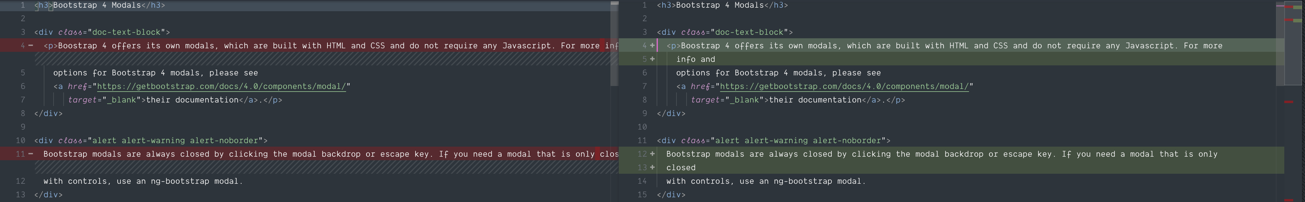 Format HTML code adds different line breaks every time, confuses Diff ...