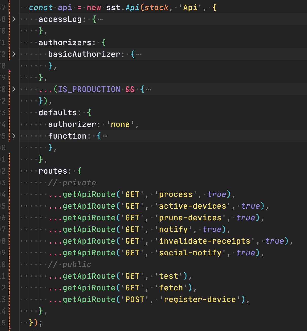 Type 'string' is not assignable to type '"none" | "iam" | ...' for js ...