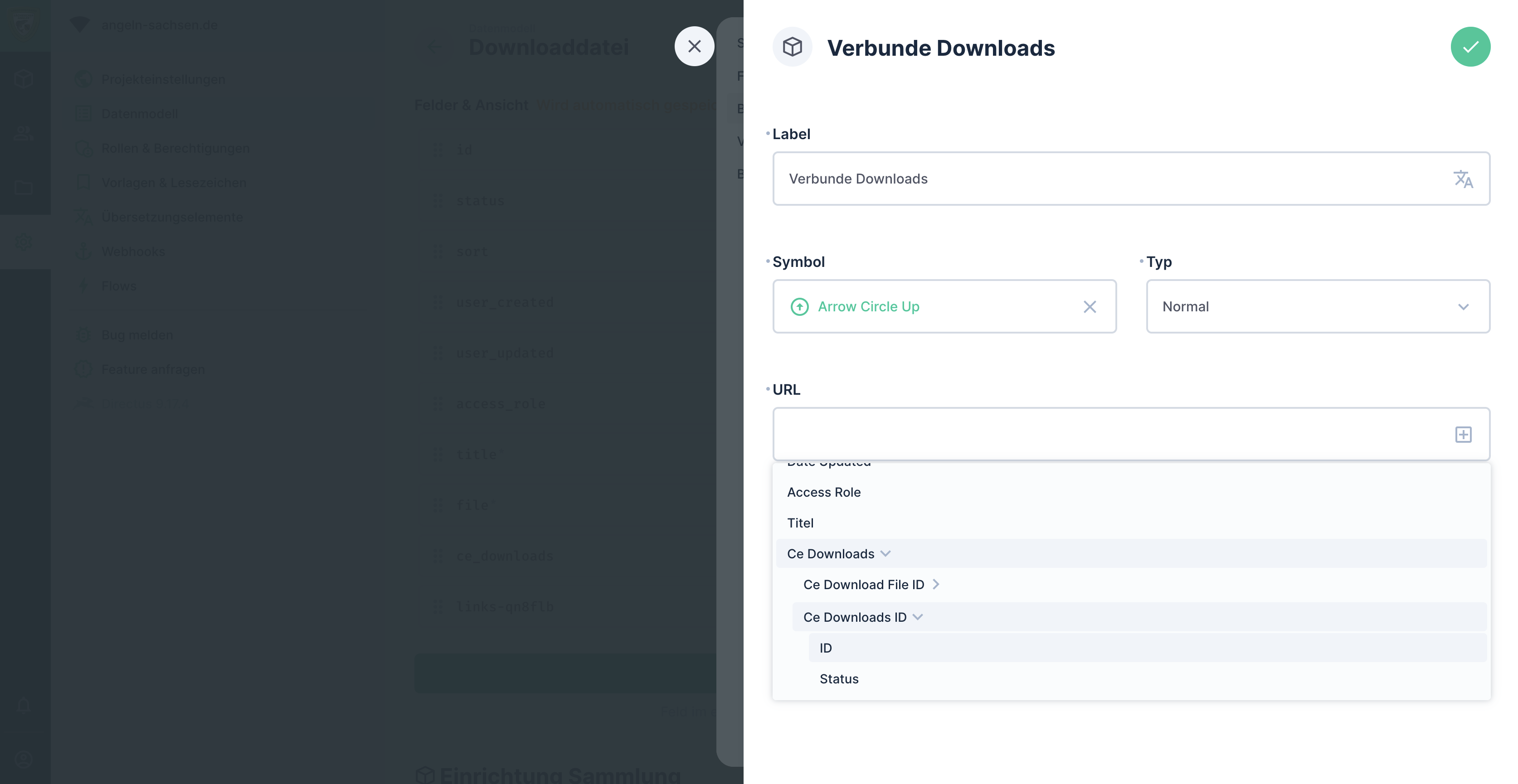 Dynamic params (id, etc ...) in button links are not working · Issue #15651 · directus/directus ...