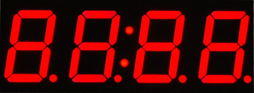 GitHub - SlowlyFire/7-Display-Clock: Program that determines if the ...