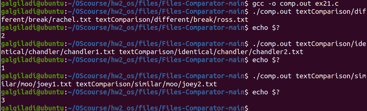 GitHub - SlowlyFire/Files-Comparator: Compares between 2 given files, and determines if the ...