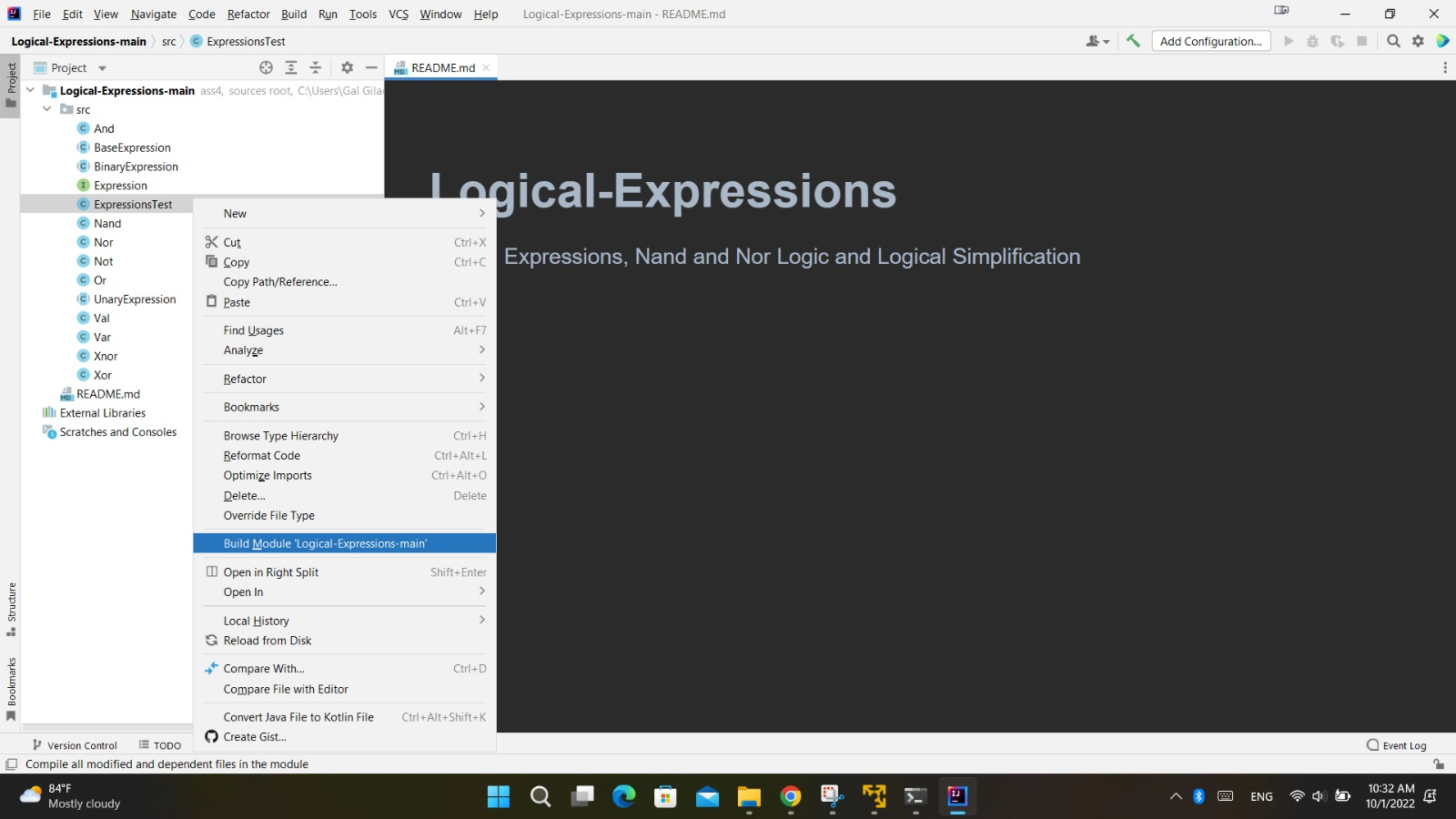 GitHub - SlowlyFire/Logical-Expressions: Logical Expressions, Nand and ...
