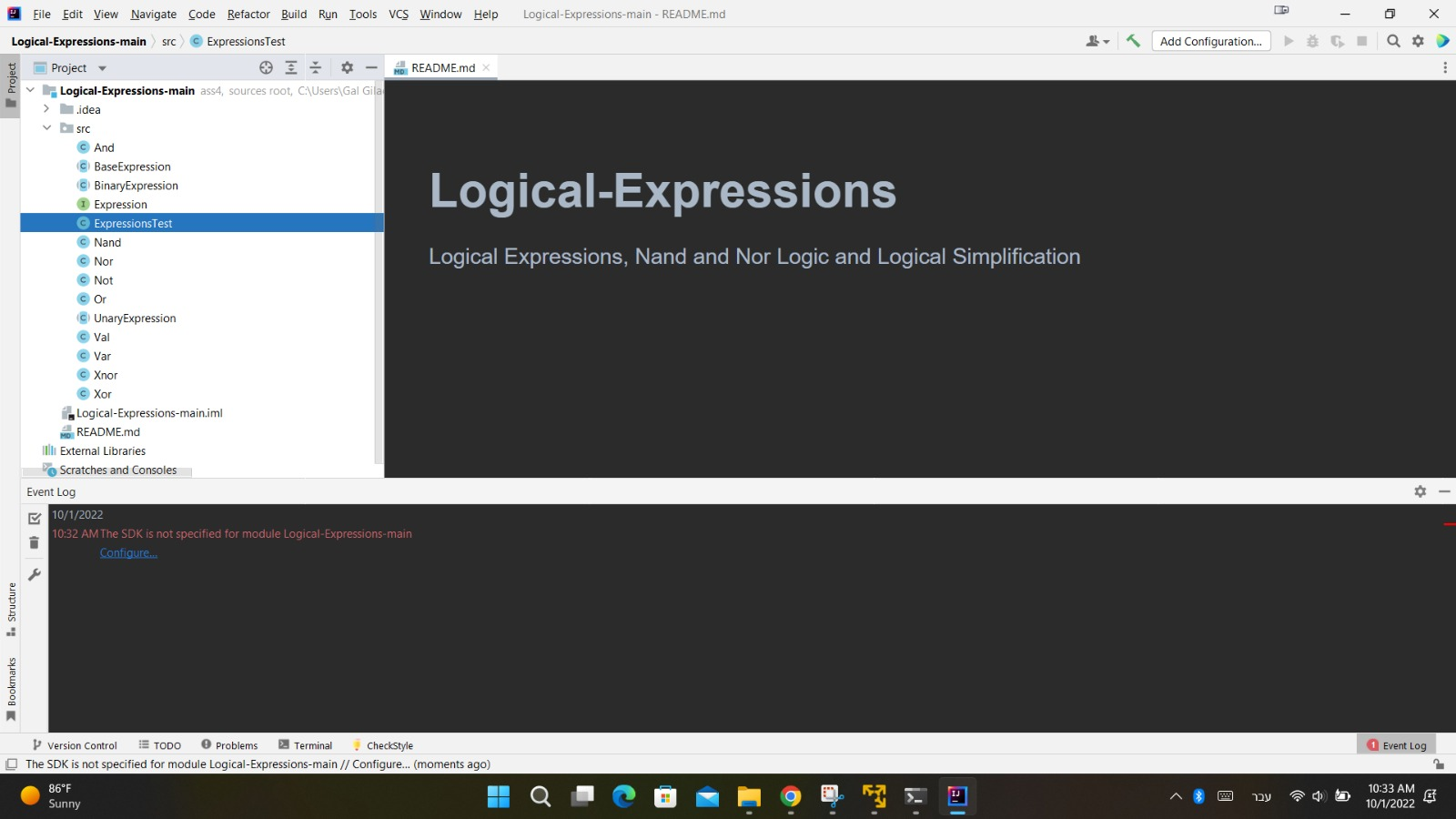 GitHub - SlowlyFire/Logical-Expressions: Logical Expressions, Nand and Nor Logic and Logical ...