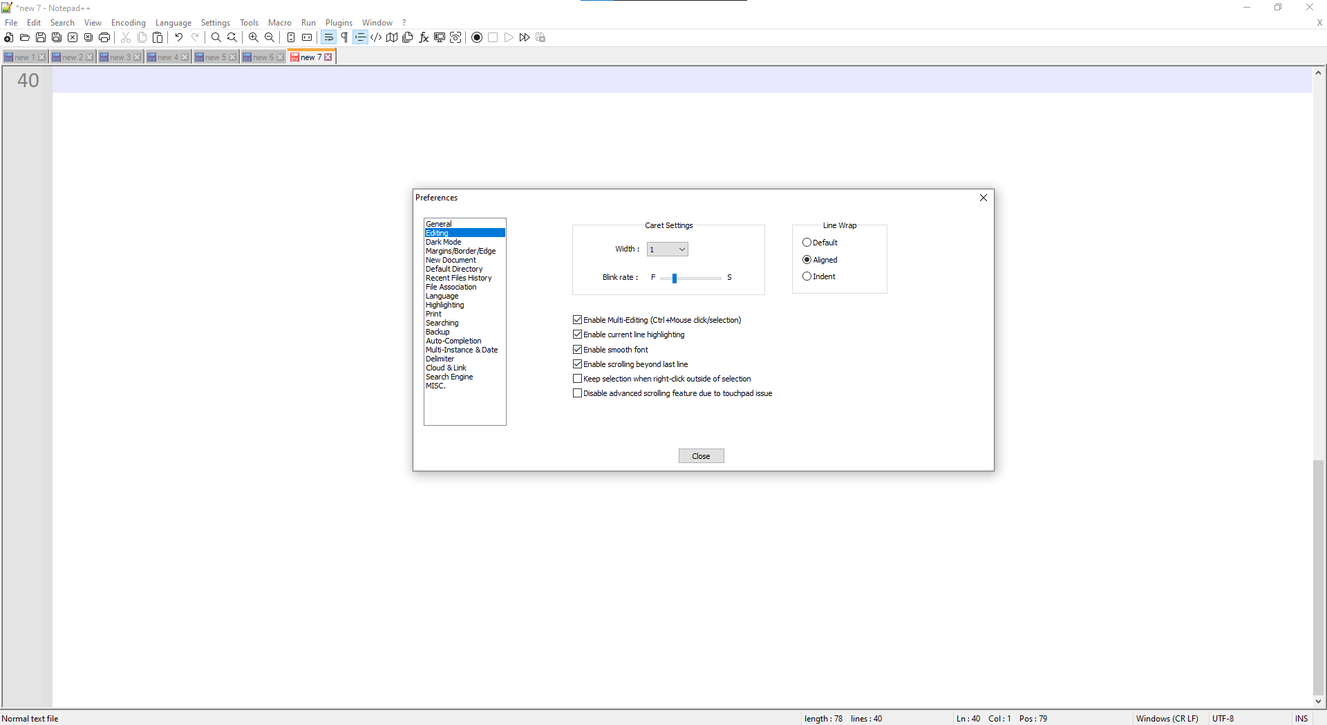 Page Down puts cursor at top of blank page · Issue #10295 · notepad ...