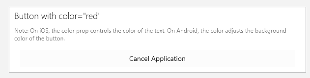 Button color prop not incorporated into border, hover, or pressed state ...