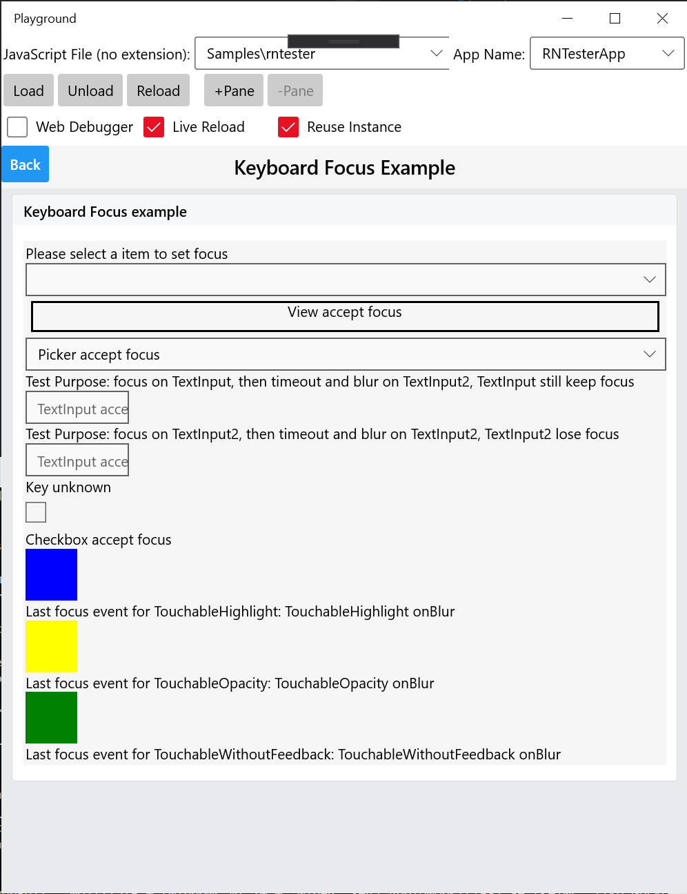 RNW 0.61 Does not Allow Keyboard Navigation To or Activation of ...