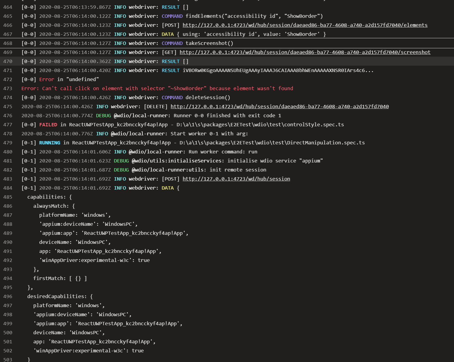 Improve The Decipherability Of E2etest Output · Issue 5827 · Microsoftreact Native Windows 