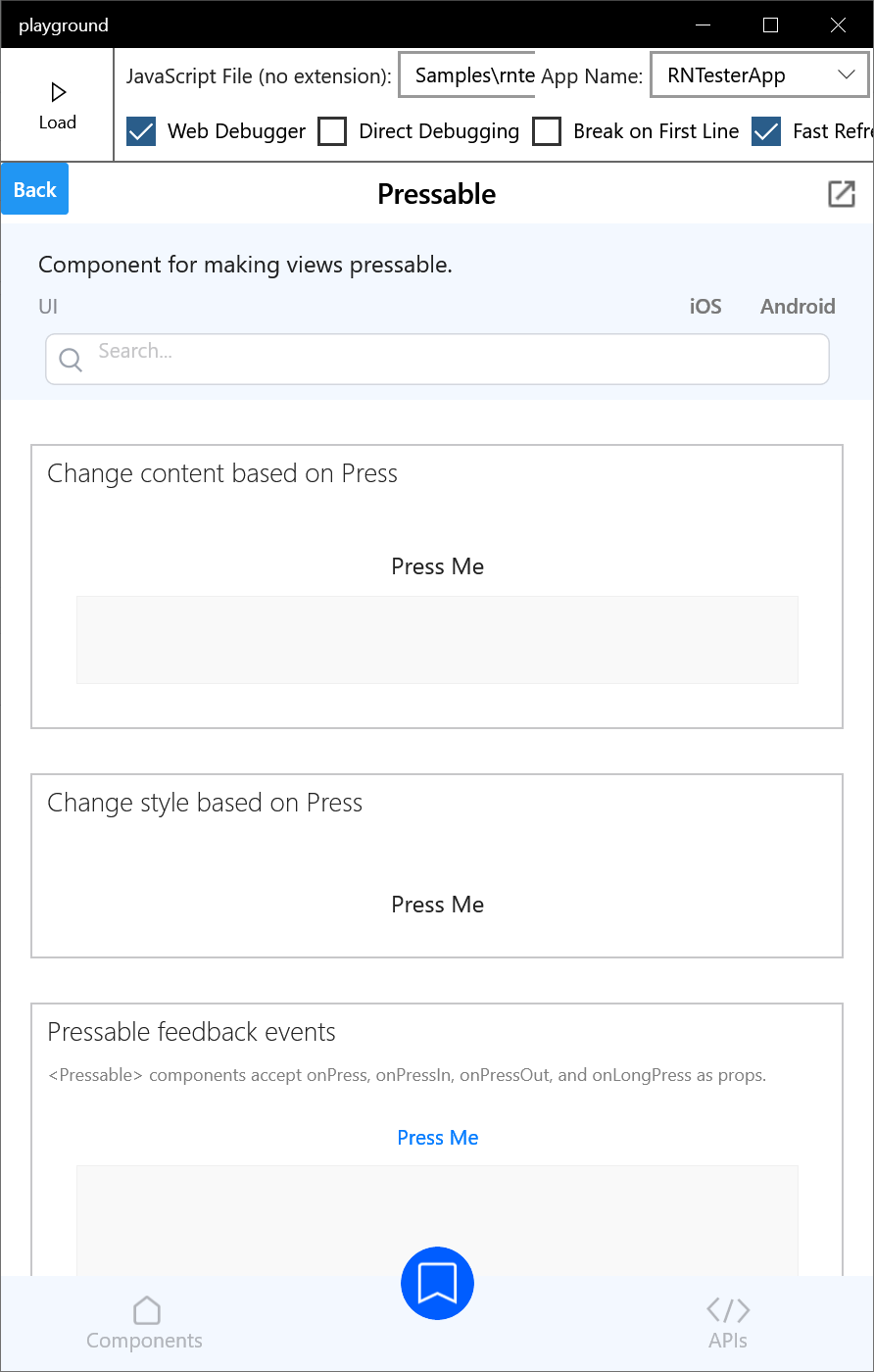 RNTester After Redesign Doesn't Handle Window Resize · Issue #6303 ...