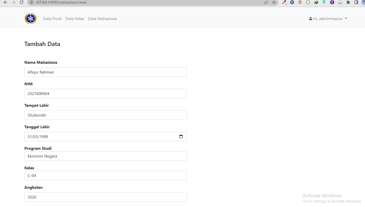 GitHub - afiqbomboloni/sistem-mahasiswa