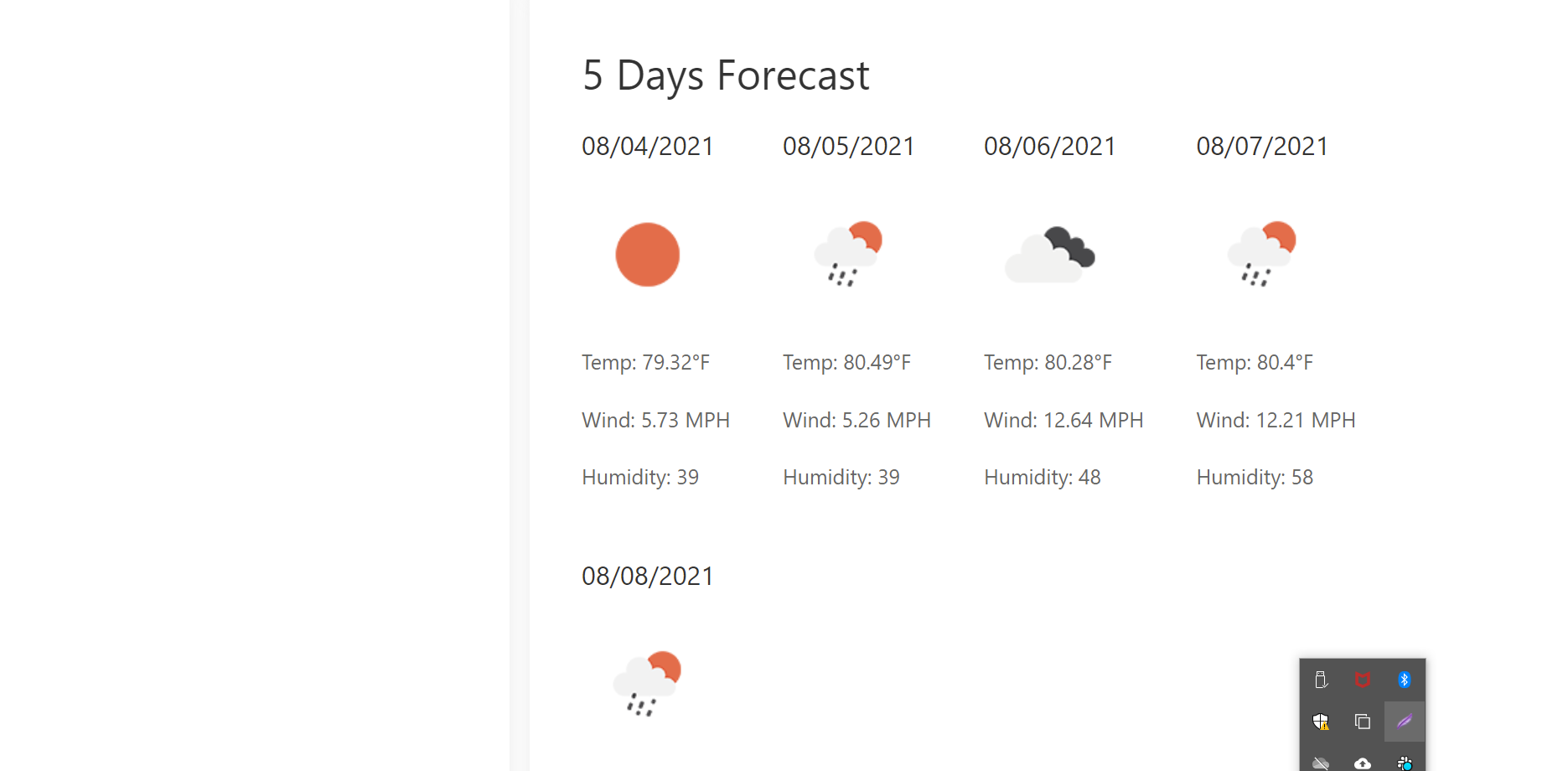 GitHub - myly-2306/Weather-dashboard