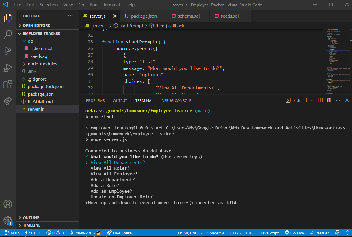 GitHub - myly-2306/Employee-Tracker